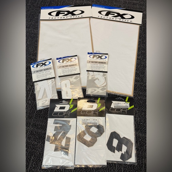 Design | Fx Factory Effex And Cor Number Decals | Poshmark